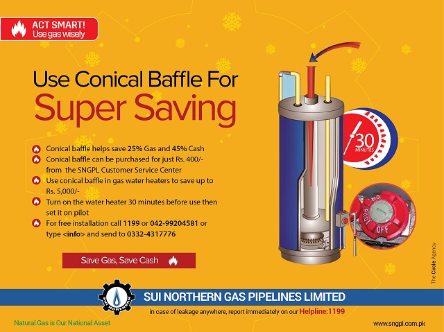 OGRA Makes Installation of Conical Baffle in Geysers Mandatory; SNGPL ...