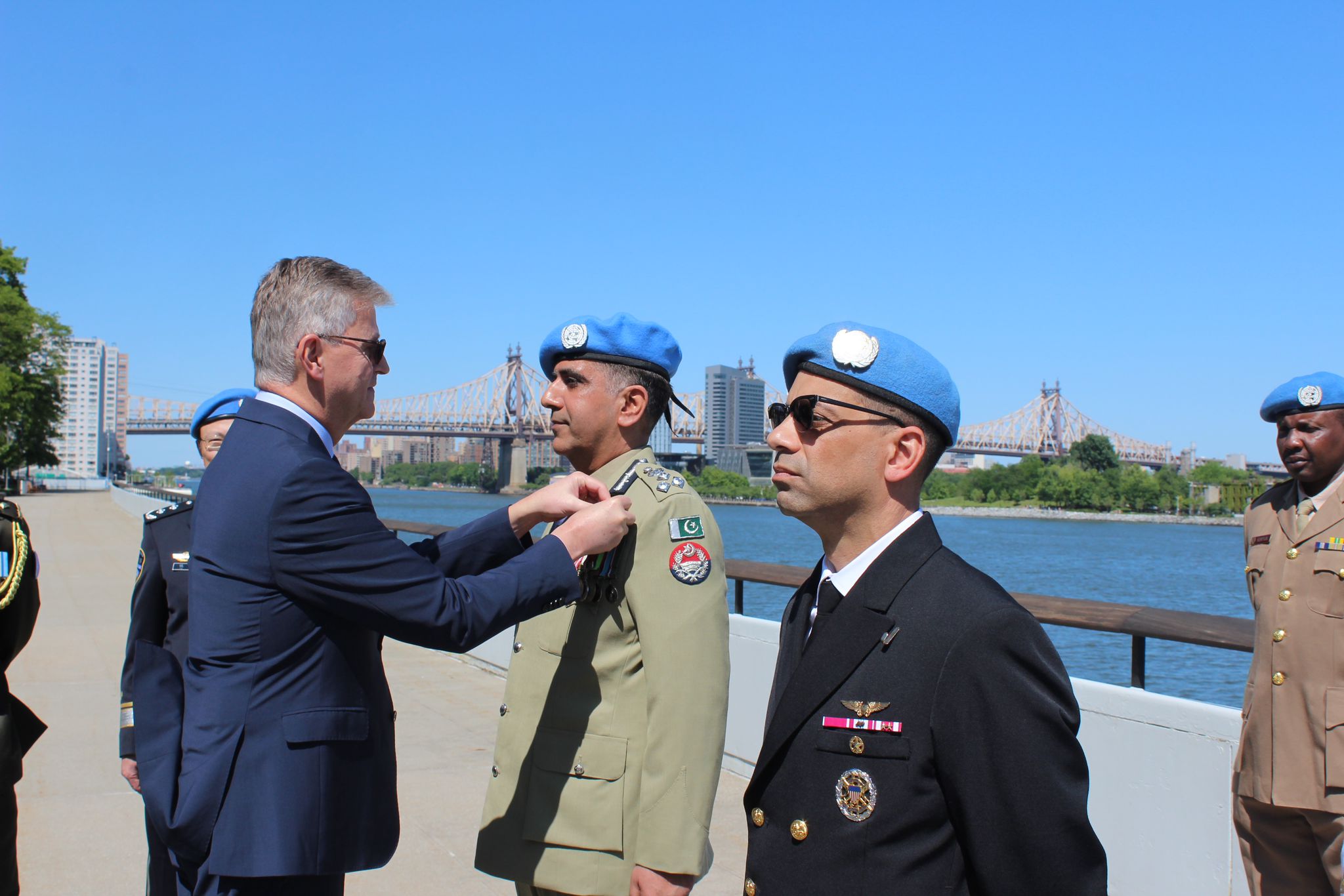 DIG Faisal Rana Receives UN Headquarters Peace Medal